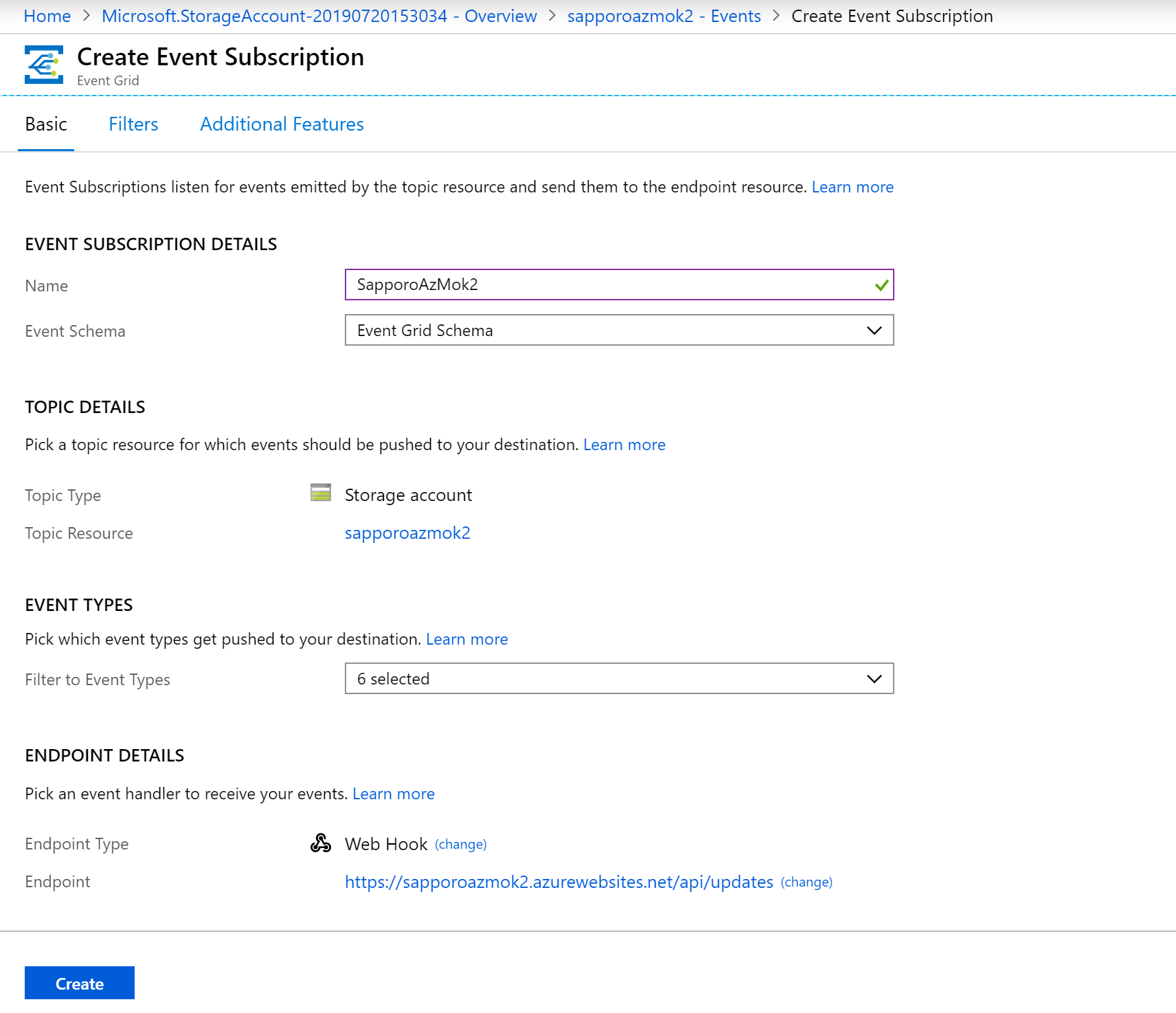 Microsoft Azure – notepad